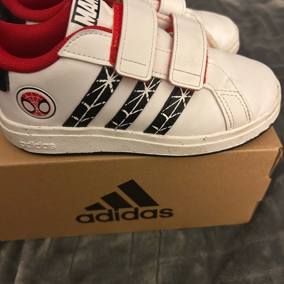 adidas | Shoes | Adidas White And Black Sneakers With Iconic Shell Toe ...